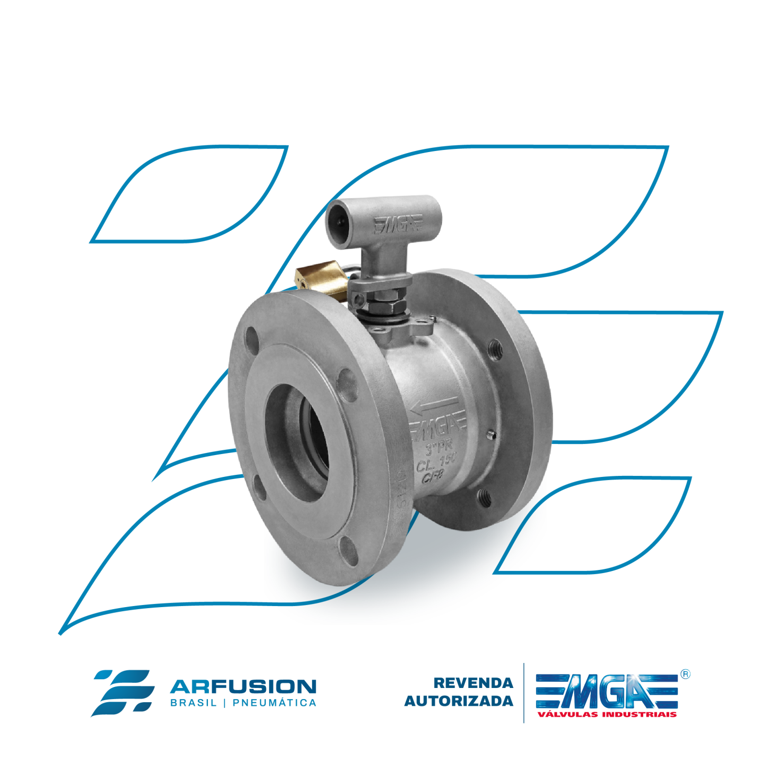 Válvula Esfera Wafer Flange MGA - Classe 150 - Arfusion